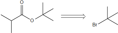Solved Design a synthesis of tert-butyl2-methylpropanoate | Chegg.com